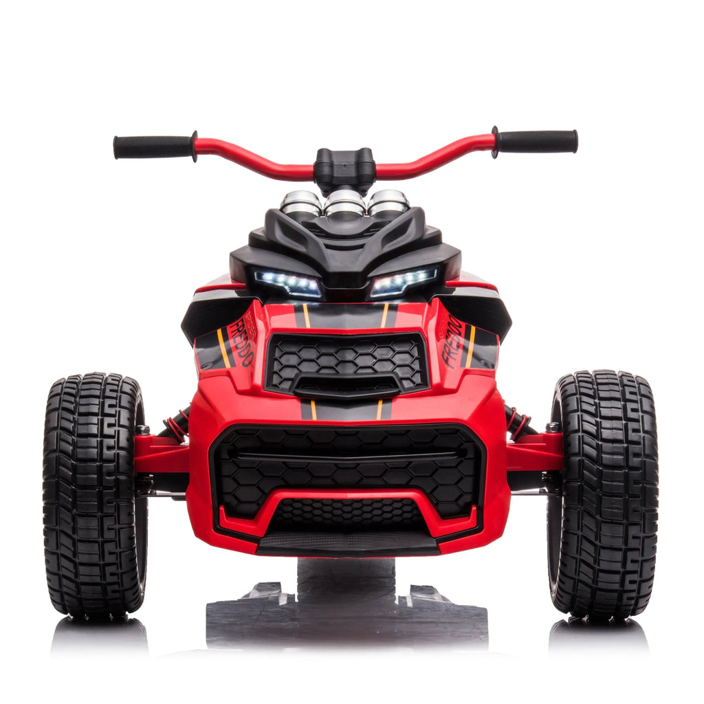 Zoombuggeez Spider 3 Wheel 24V Kids Ride On Electric ATV Motorcycle (X ...